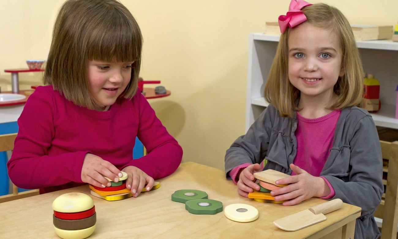 Melissa & Doug Drewniany zestaw do robienia kanapek - Zabawki drewniane ...
