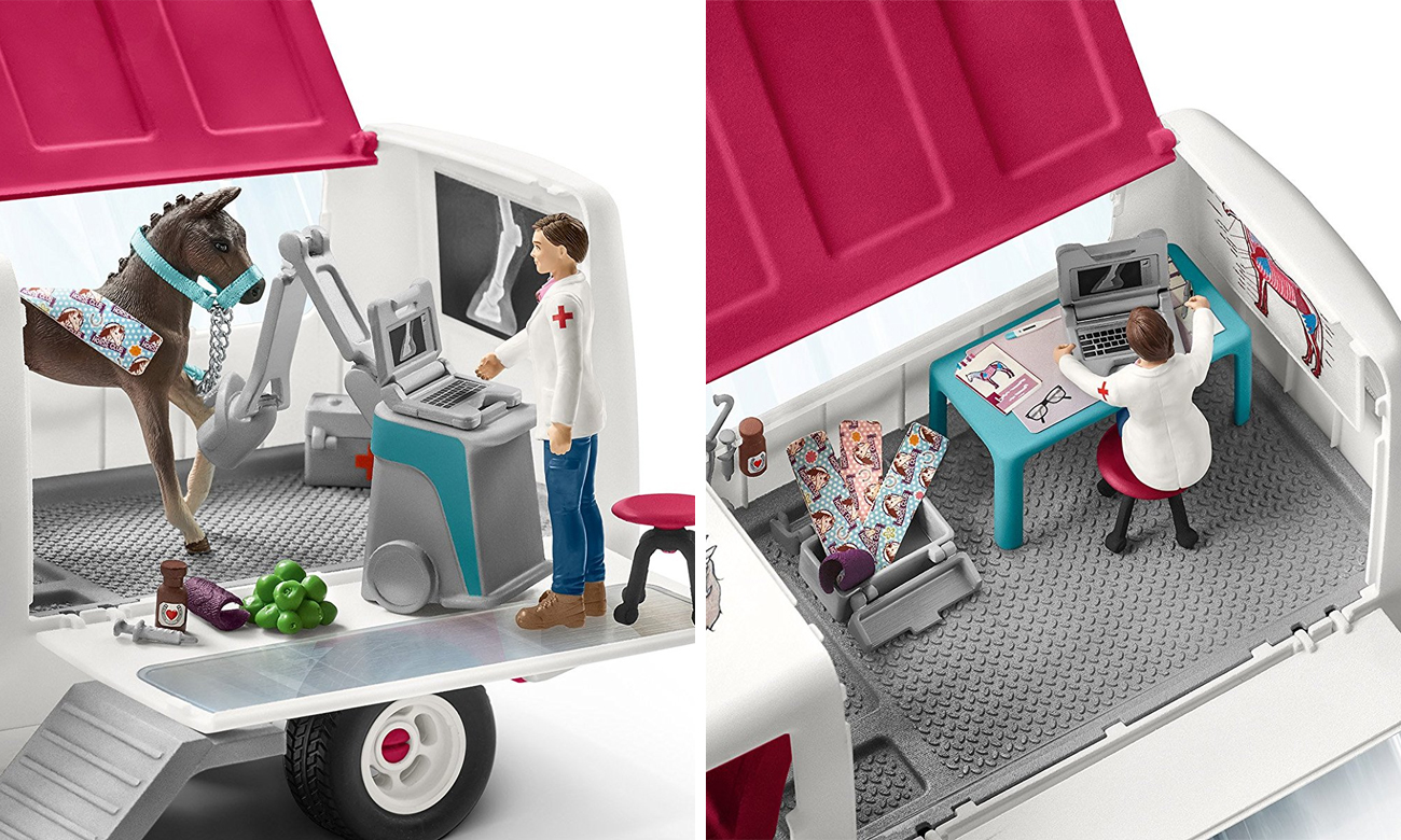 Schleich Mobilna lecznica dla zwierząt + źrebię - Figurki - Sklep ...