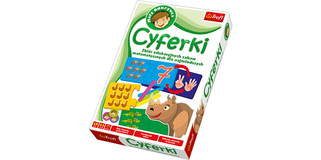 Trefl Mały Odkrywca: Cyferki - Gry dla małych dzieci - Sklep ...
