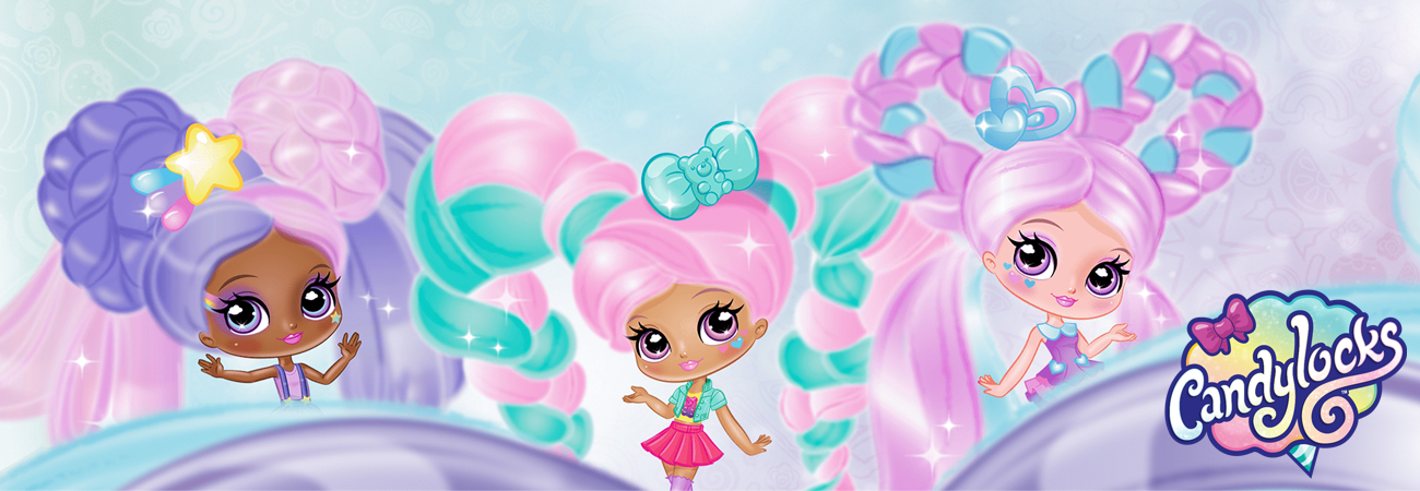 Spin Master CandyLocks Magic Berry pachnące włosy - Lalki i akcesoria ...